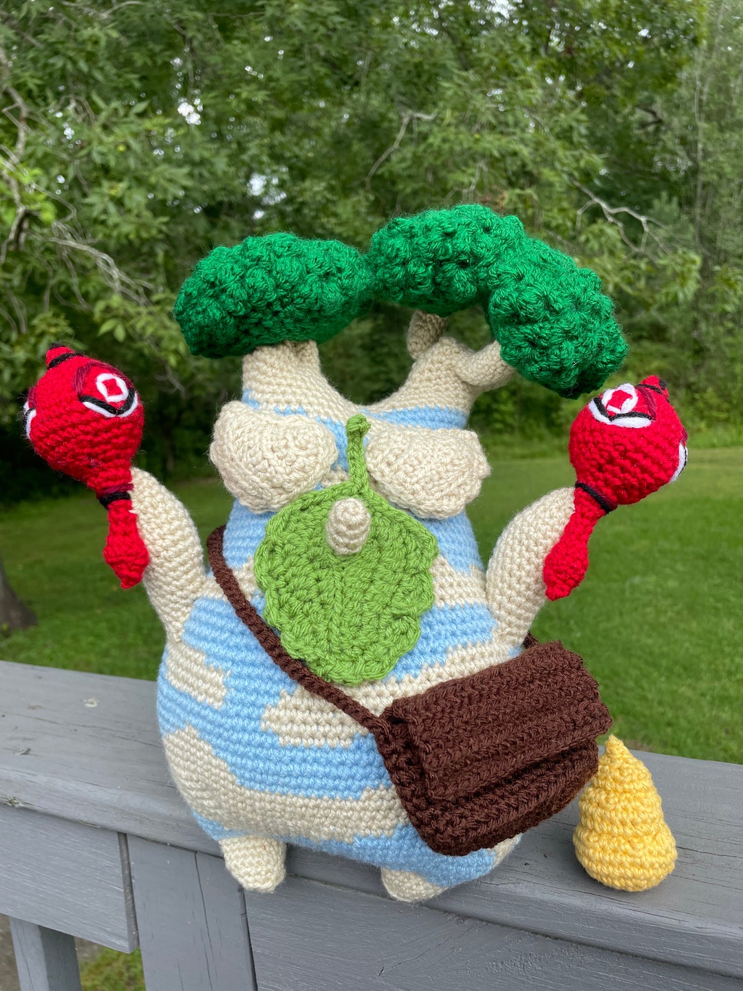 Crochet Dancing Broccoli Plushie, BOTW, TOTK, Handmade, Collectible ...