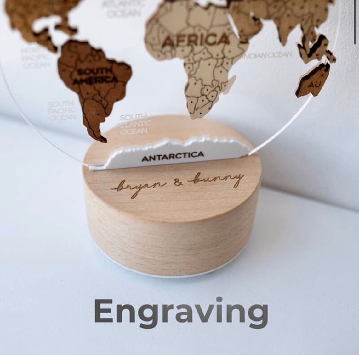 Personalized World Map With Pins Custom Travel Tracker for Adventurers ...