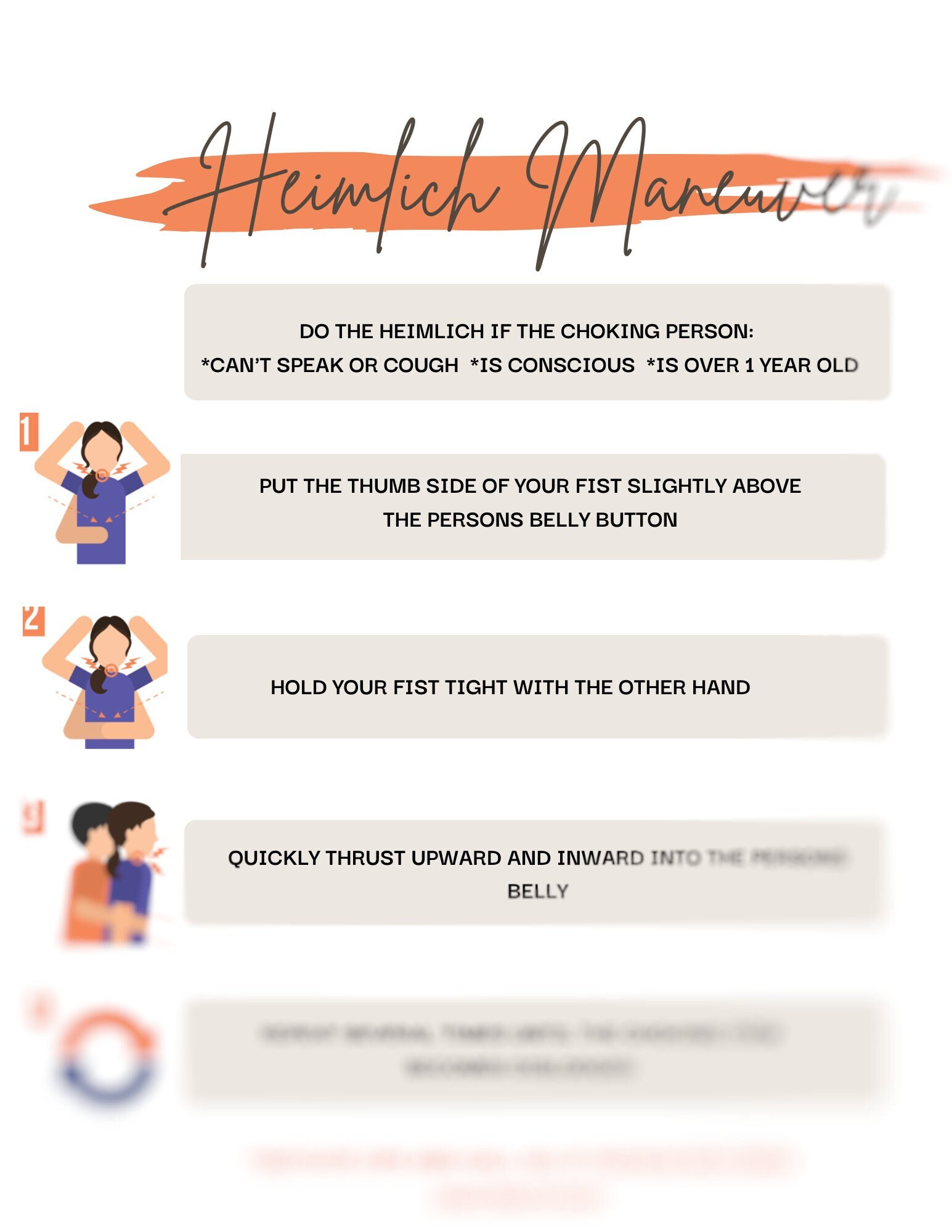 Baby Heimlich Maneuver