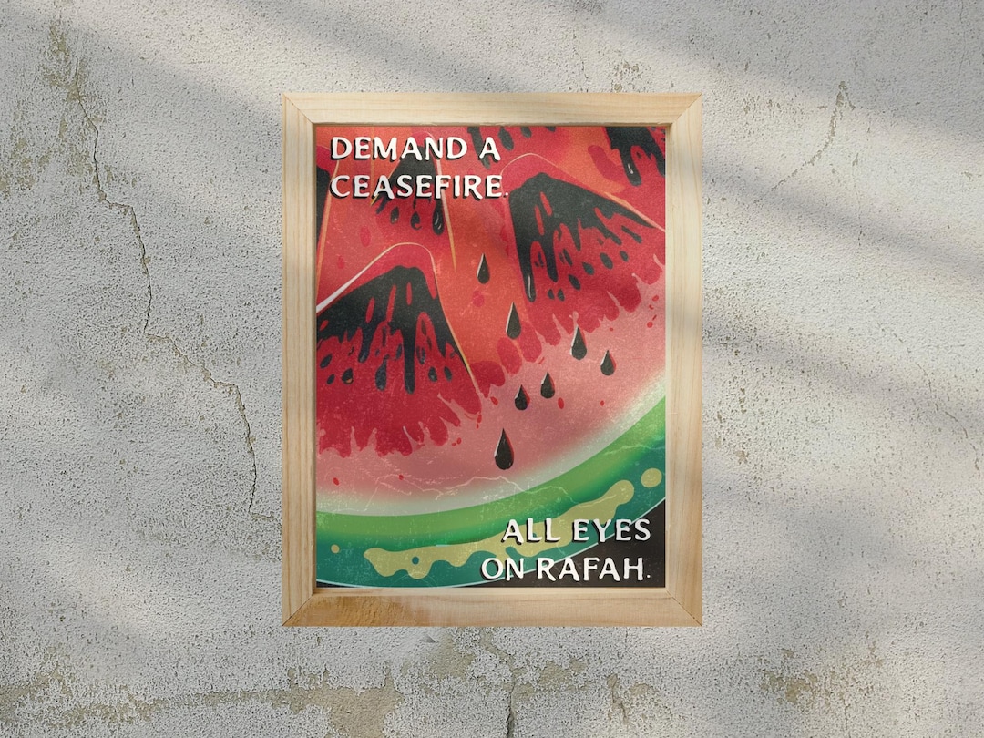 Free Palestine Poster, Ceasefire, Gaza, Israel Palestine, Poster Print ...