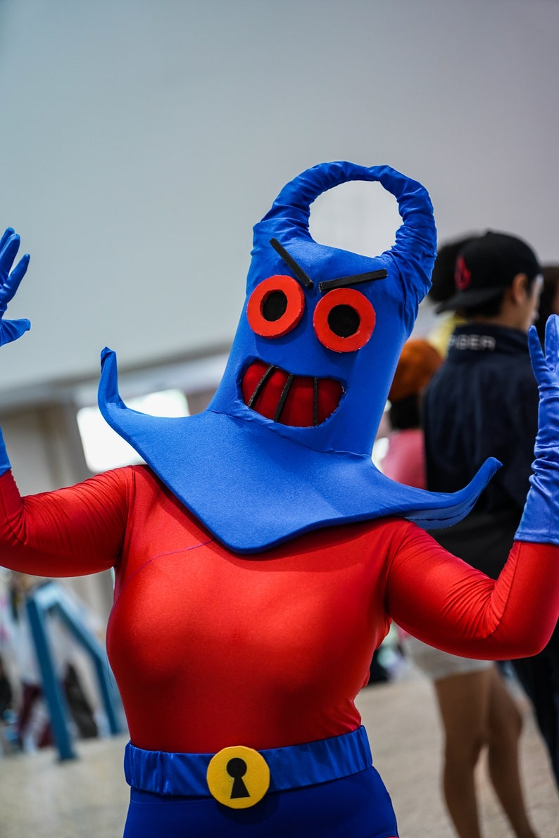 COMPLETE Man Ray Spongebob Inspired Costume (head Piece, Bodysuit ...