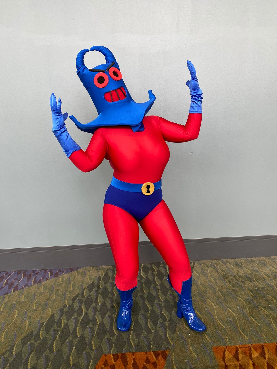 Man Ray Spongebob Inspired Costume Head Piece Bodysuit Briefs Belt Gloves Boots Optional Etsy