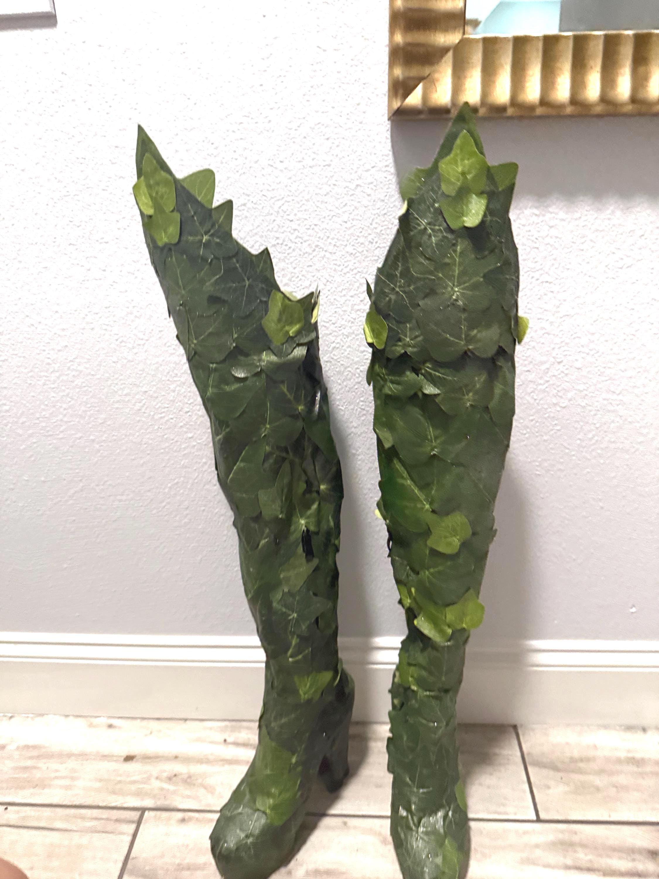 Poison Ivy Inspired Costume Boots Cosplay - Etsy