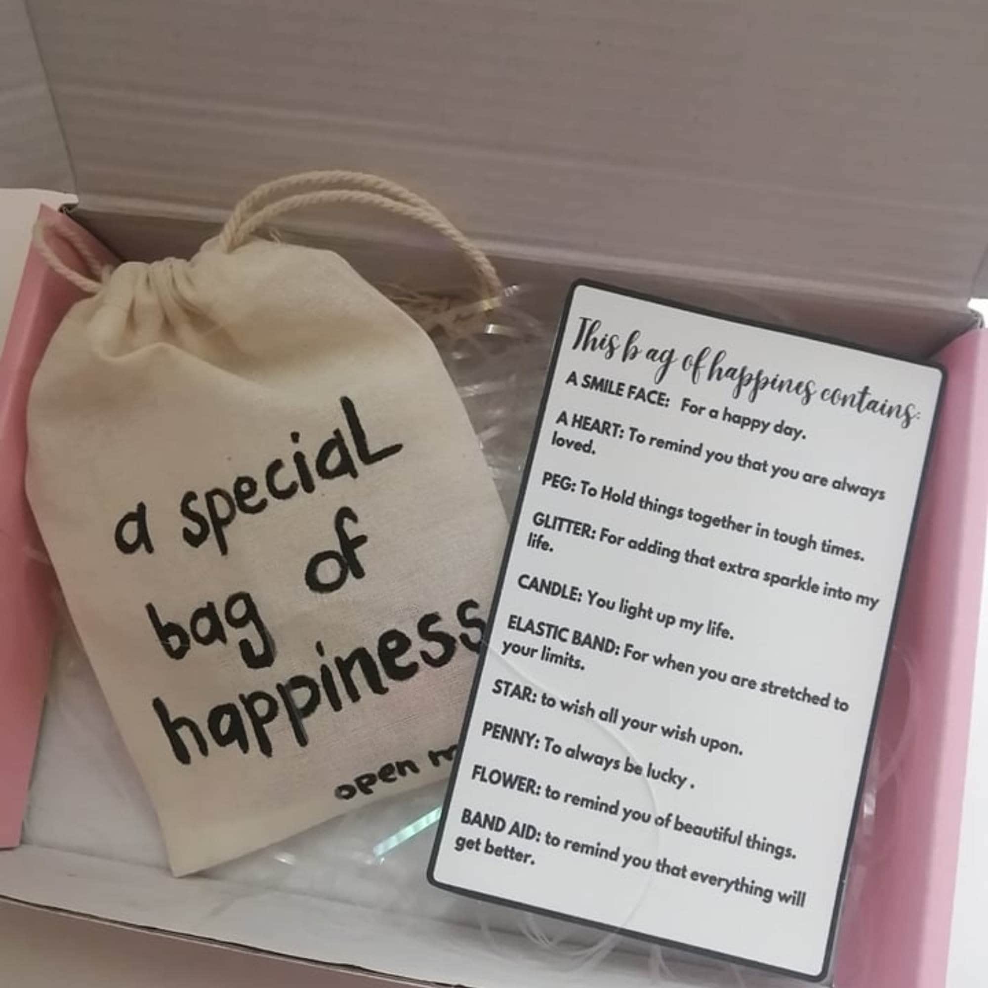 Gift Bag of Happiness, Cheer up Gift, Thoughtful Gift, Happiness Bag ...