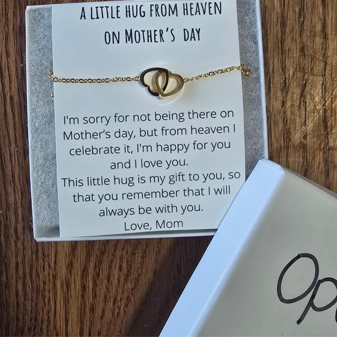 Gift From Heaven Memorial Gift Mom, Mother Passed Keepshake Letter From ...
