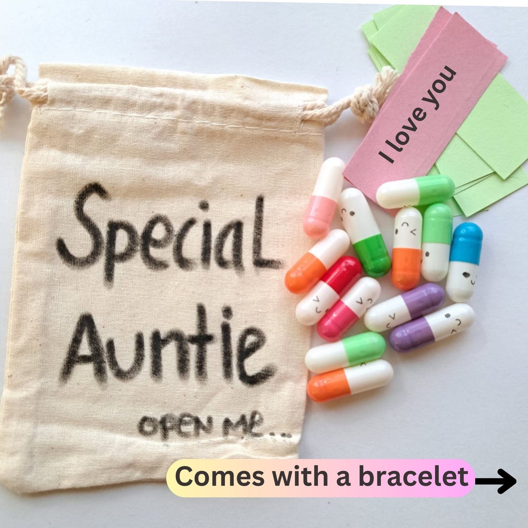 Special Love Notes for Auntie, Love Notes Capsules, Auntie Mother Day ...