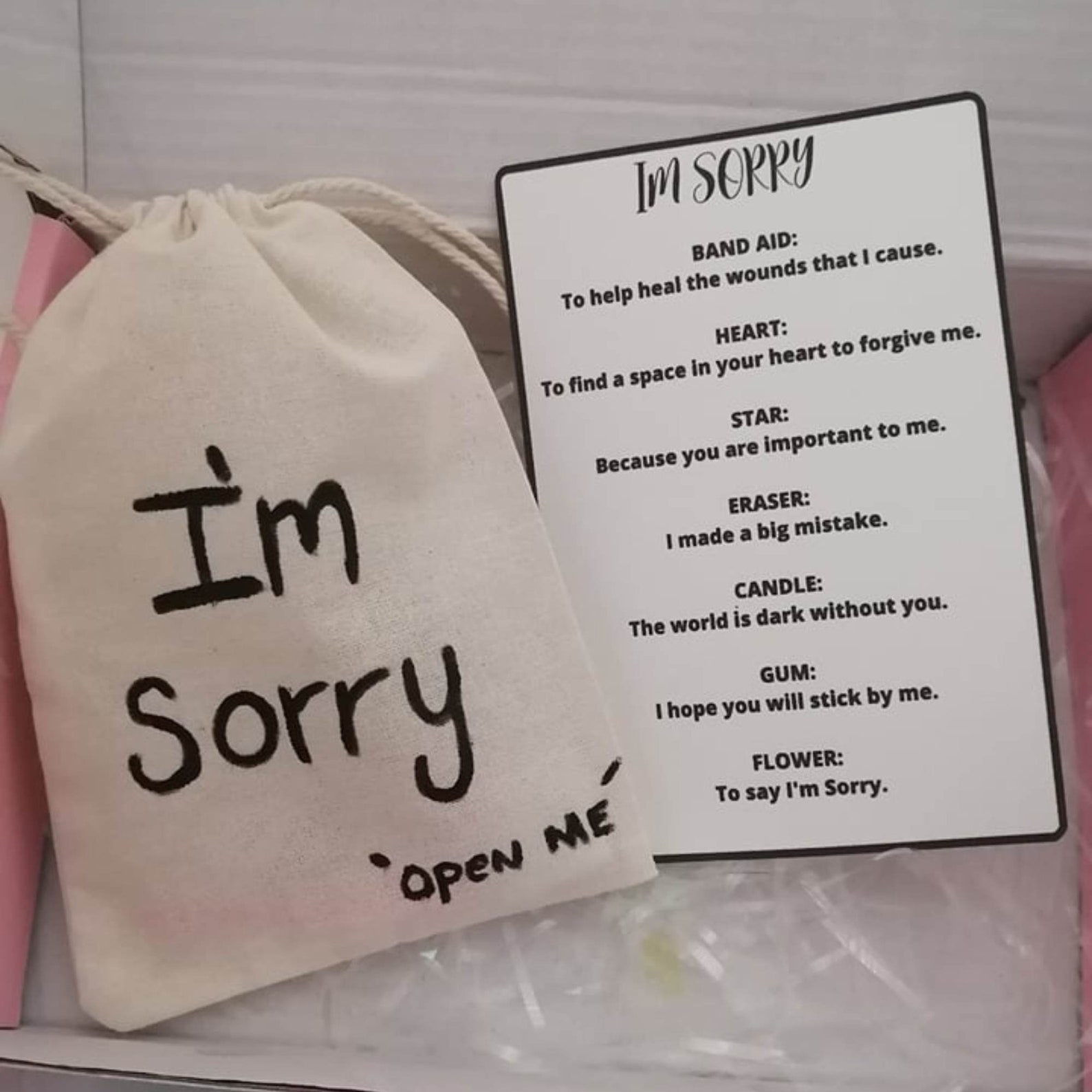 I'm Sorry Gift for Her, I'm Sorry Card, I'm Sorry Gift, I'm Sorry for ...