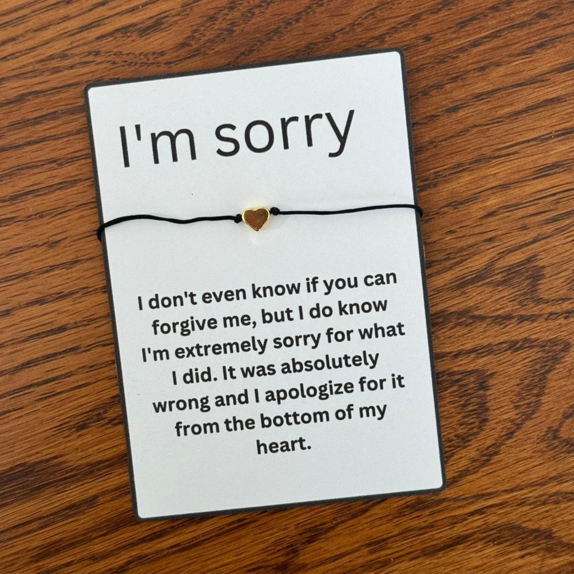 Sorry Bracelets, Apology Bracelet for Her, Sorry Friend Gift ...