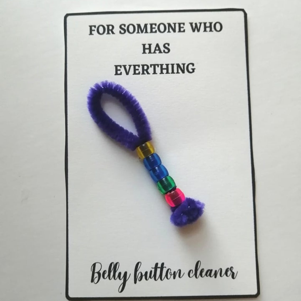 Belly Button Lint Brush Gag Gift, Stocking Stuffer, Belly Button ...