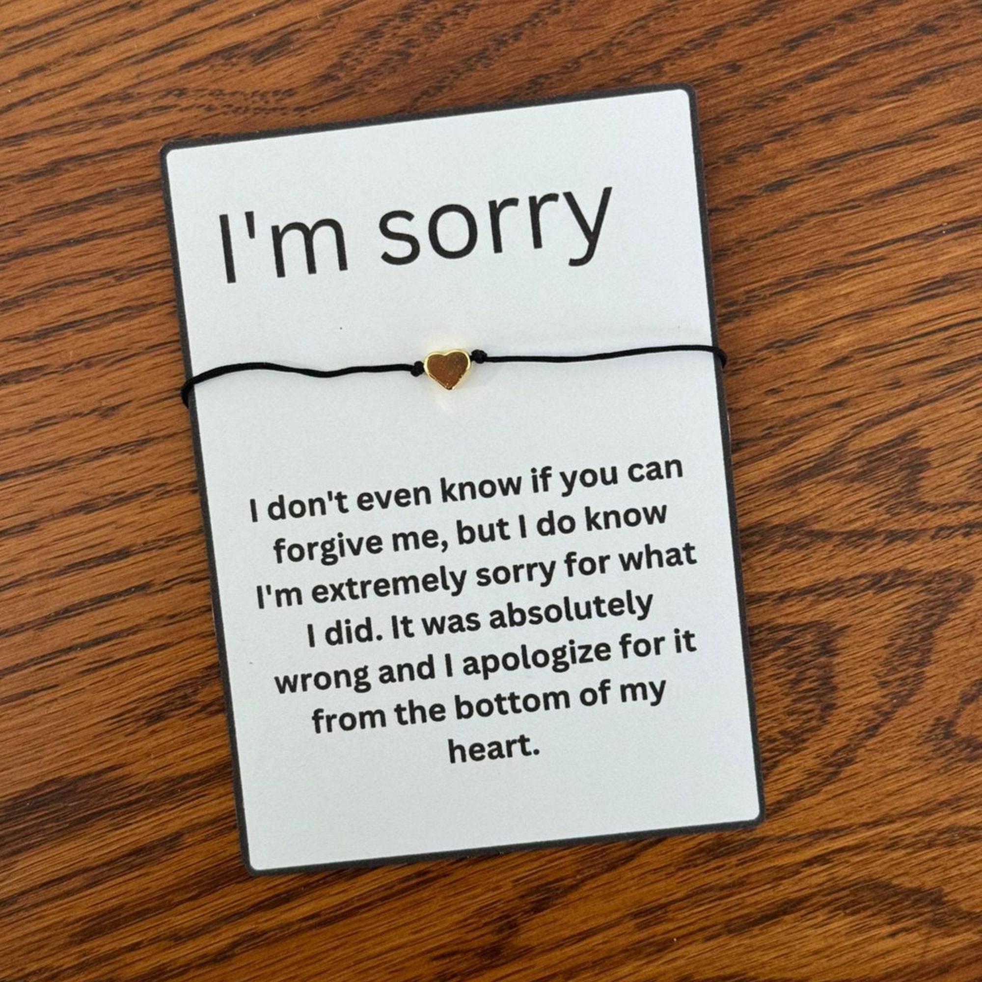 Sorry Bracelets, Apology Bracelet for Her, Sorry Friend Gift ...