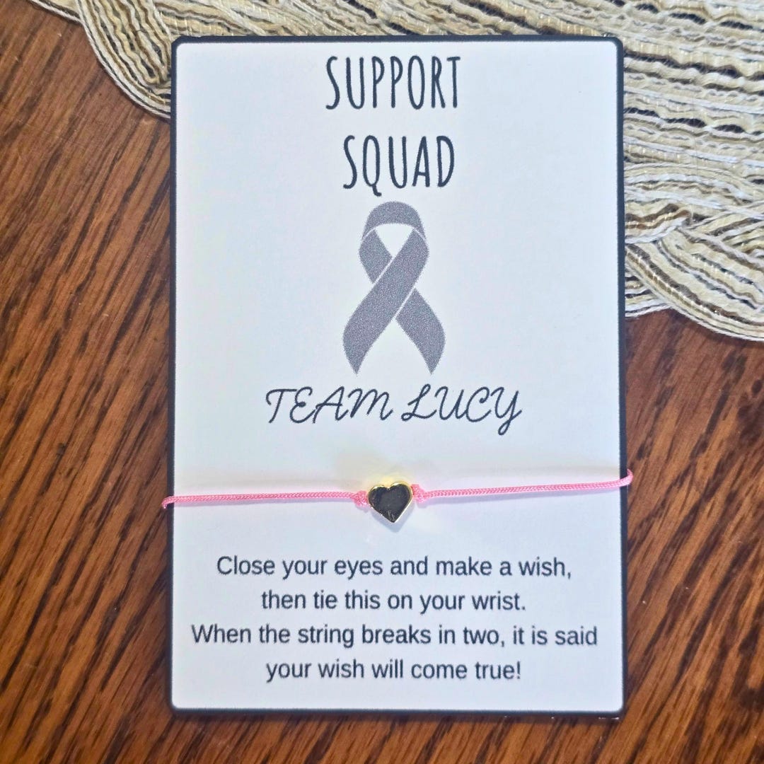 Cancer Squad Support Bracelets,awareness Jewelry for Family and Friends ...