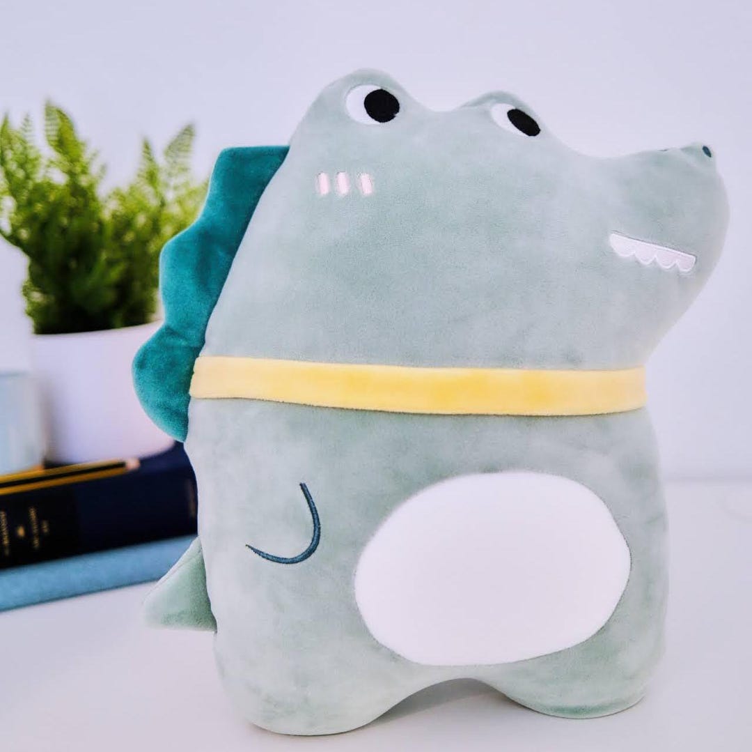 Cute Dinosaur Stuffed Animal That Flips Into Pillow - Etsy