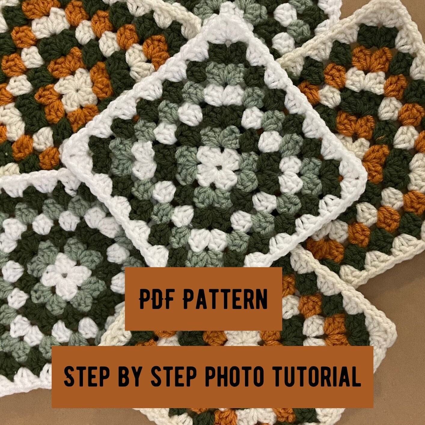 Basic Granny Square Crochet Pattern Digital PDF With a Step by - Etsy