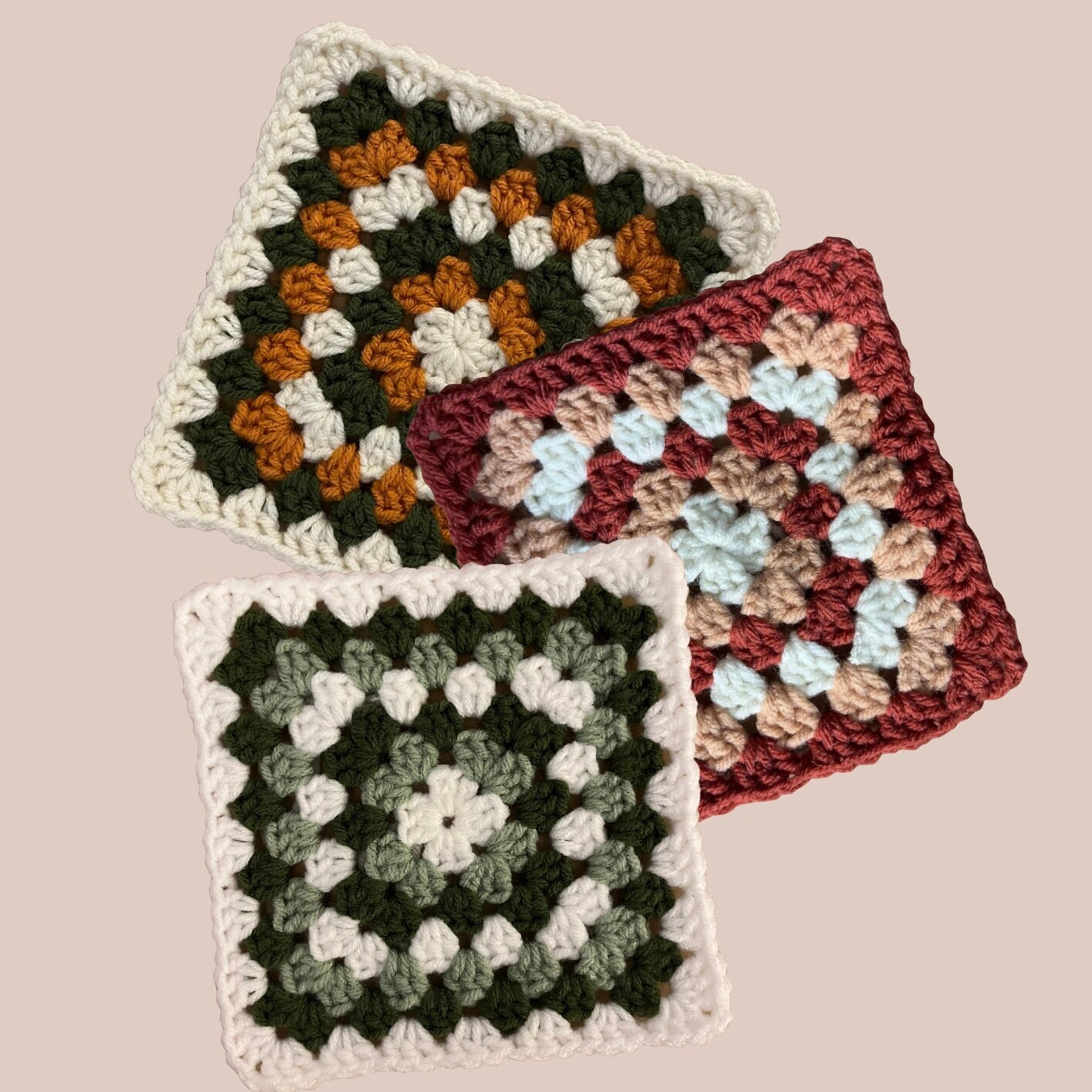 Basic Granny Square Crochet Pattern Digital PDF With a Step by Step ...