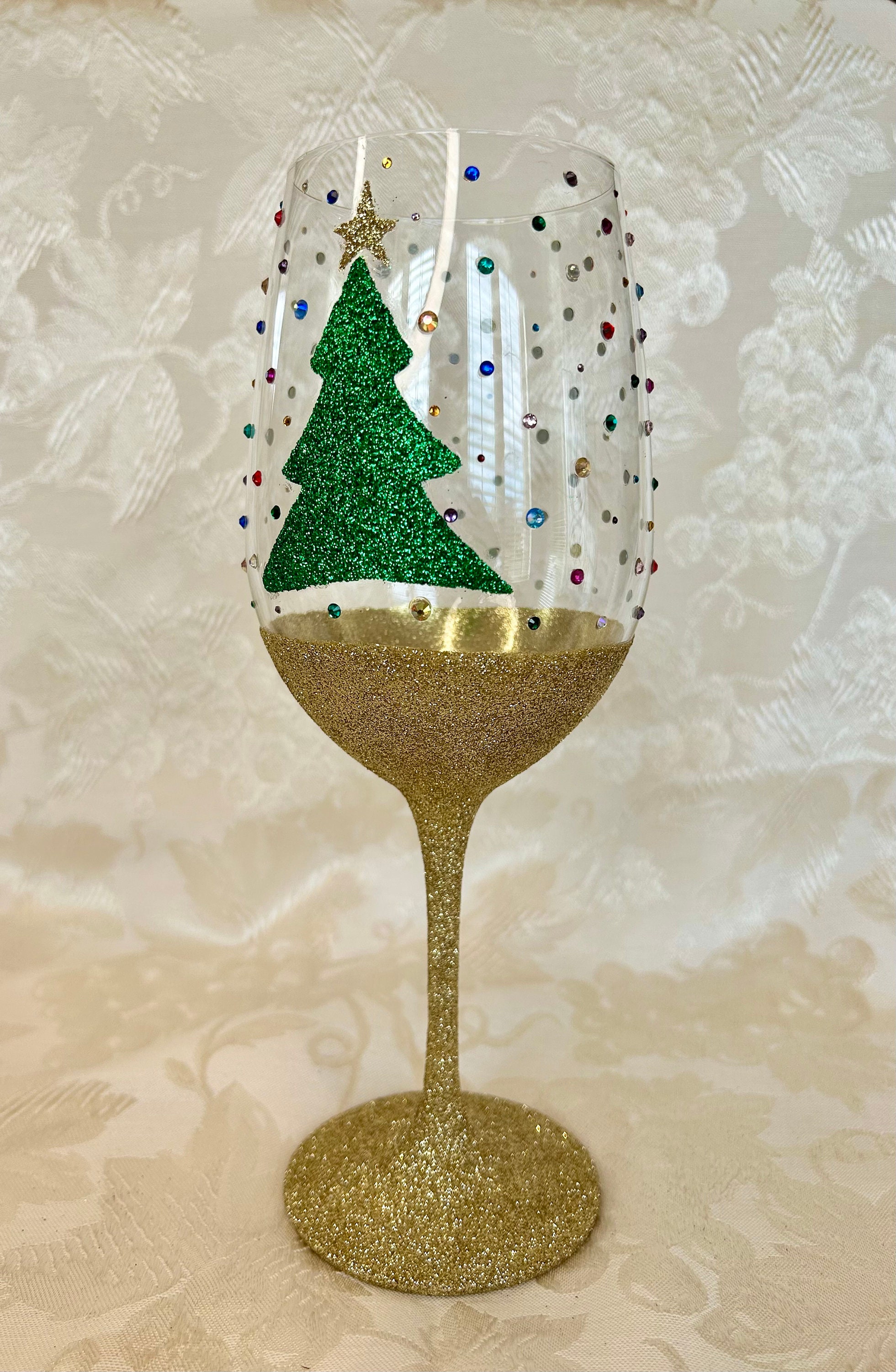 Christmas Glassware - Etsy