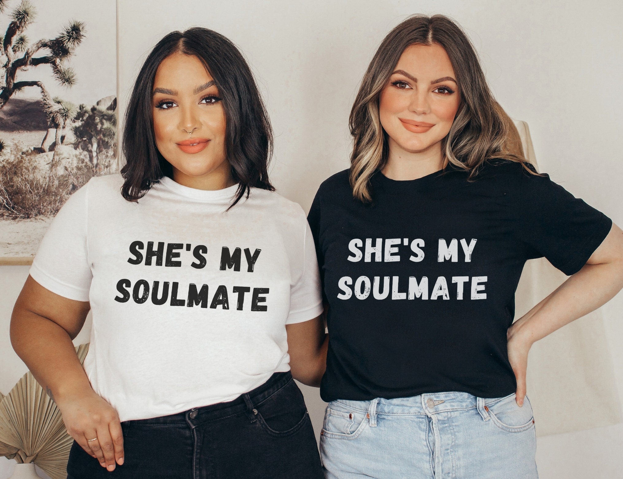 Matching Couples Shirts, Funny His and Hers T-shirts, Soulmate Shirt ...