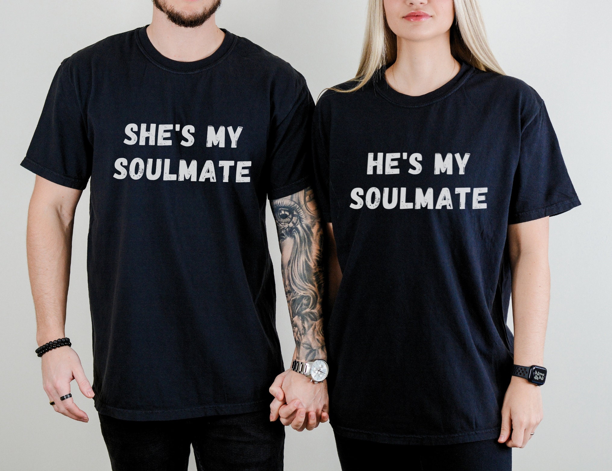 Matching Couples Shirts, Funny His and Hers T-shirts, Soulmate Shirt ...