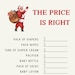 Minimalist the Price is Right Game | Price is Right Baby Edition ...