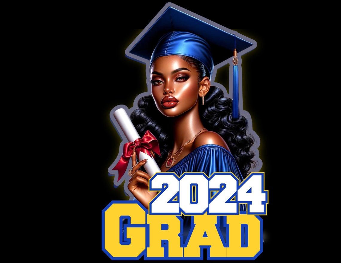 Class of 2024 Graduation Fan Template Digital Download for Canva - Etsy