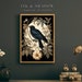 Dark Academia Poster Print | Gothic Room Decor Crowcore Decor Dark ...