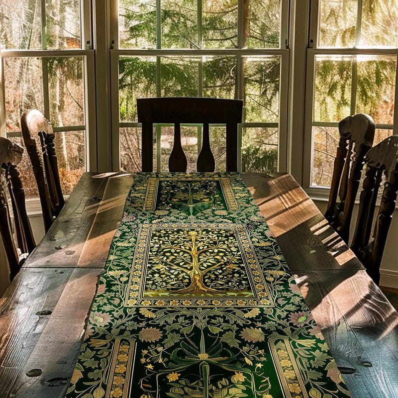 Embroidered 40 Table Runner - Etsy