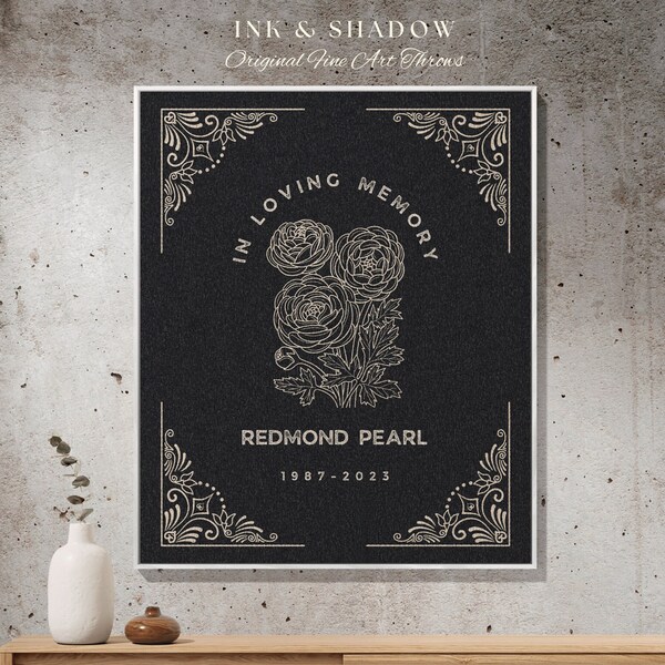 In Loving Memory Tapestry - Etsy