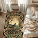 Dark Floral Raven Rug | Victorian Gothic Room Decor William Morris ...