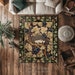 Ornate Hedgehog Area Rug | Whimsical Woodland Aesthetic Rustic Bedroom ...