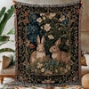 Dark Floral Victorian Rug Wildflower Aesthetic Living Room Gothic Home ...