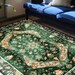 Elegant Sea Green Area Rug | Classic Ornate Statement Rug With Fine ...