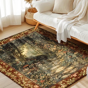 Fairy Ethereal Forest Entryway Rug | Mystic Dark Academia Folklore ...