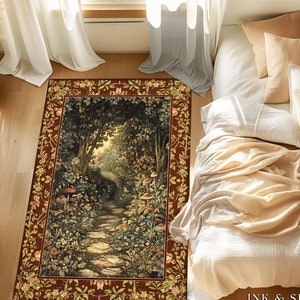 Fairy Ethereal Forest Entryway Rug | Mystic Dark Academia Folklore ...