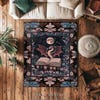 Queen Bee Victorian Gothic Floral Honeybee Rug Vintage Dark Botanical ...
