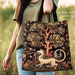 Woodland Dragon Mystical Tote | Gift for Dragon Lover Dark Cottagecore ...