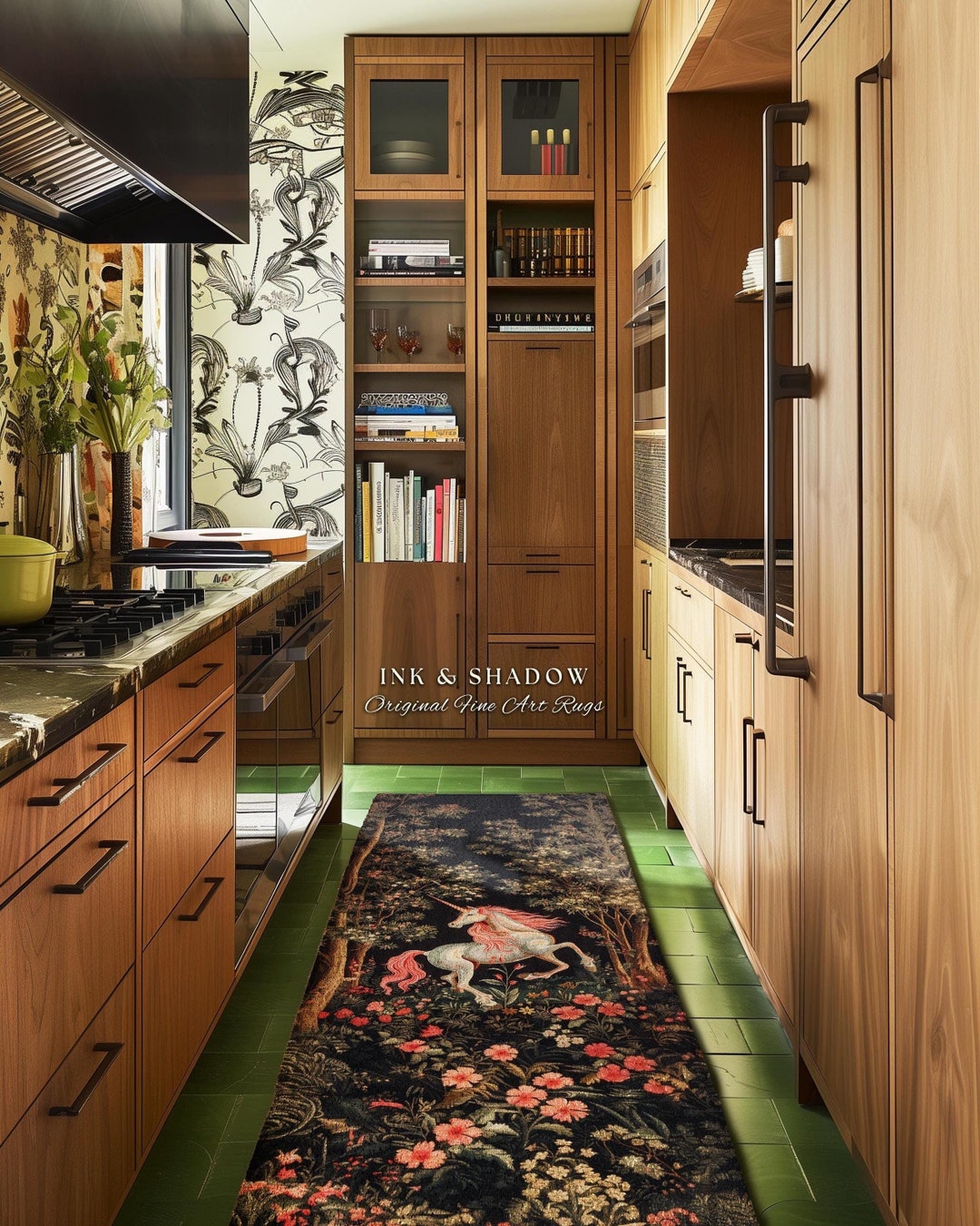 Magic Pink Unicorn Rug Boho Fairycore Aesthetic Coquette Princesscore ...