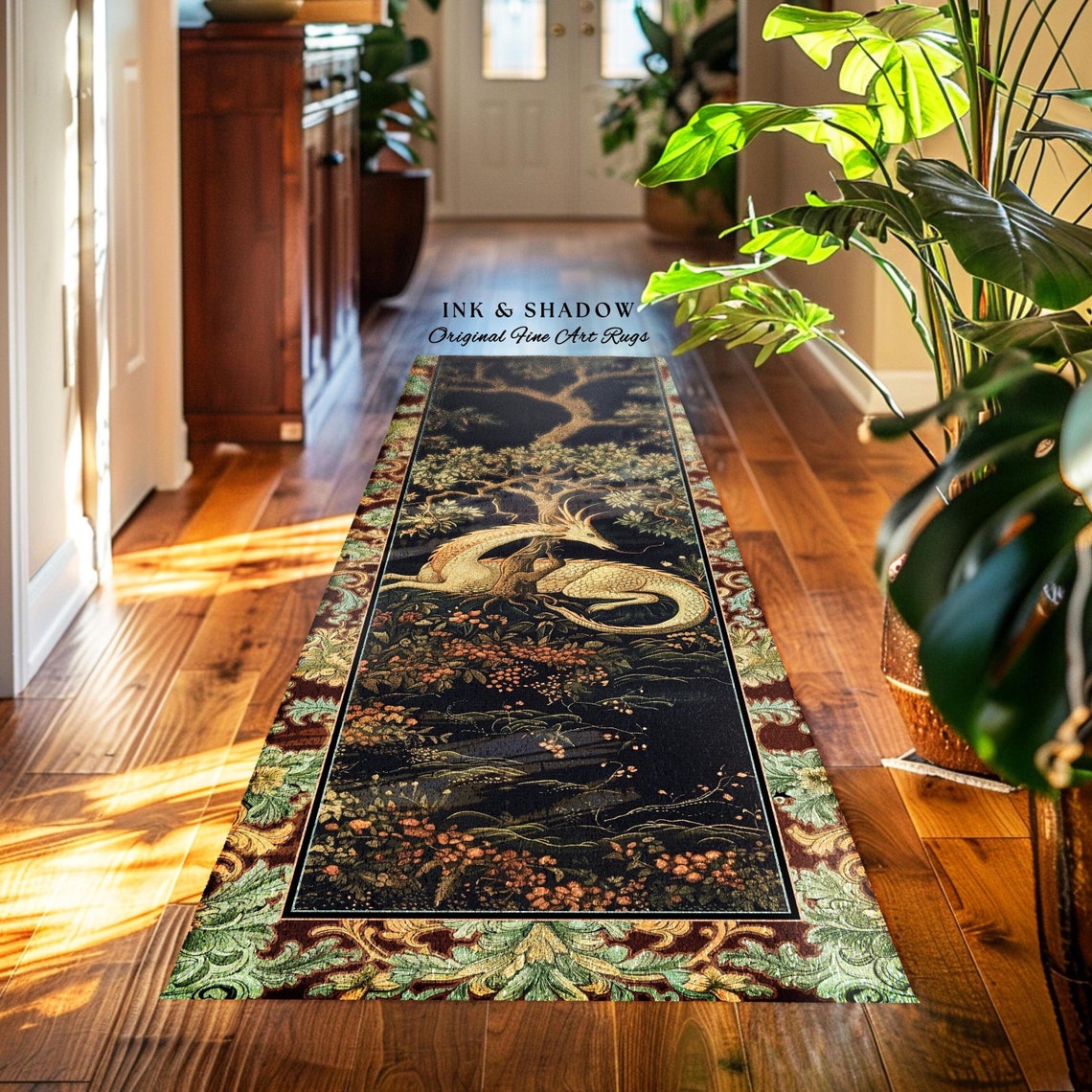 Renaissance Dragon Runner Forestcore Victorian Gothic Charm | Antique ...