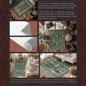 Muted Green Boho Area Rug Rustic Aesthetic Living Room Pastel Green ...