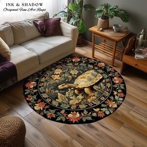 Ornate Floral Bedroom Rug | Tortoise Decor William Morris Style ...