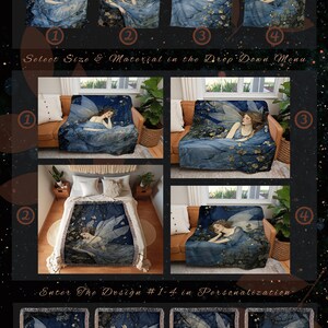 Woodland Druid Tapestry Vintage | Fairy Aesthetic Celestial Wall Art ...