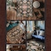 Antique Rose Aesthetic Rug Victorian Floral Dark Academia Decorative ...