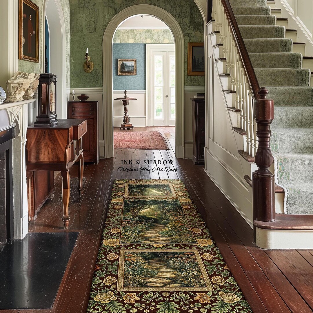 Fairy Ethereal Forest Entryway Rug | Mystic Dark Academia Folklore ...