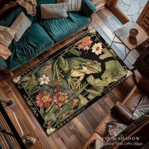 Woodland Toad Floor Mat Fairy Aesthetic Living Room Home Decor Frog ...