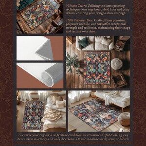 Colorful Area Rug Rainbow Style Trippy Aesthetic Living Room Home Decor ...