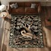 Fantasy Inspired Area Rug Dark Academia Gothic Book Nook Decor ...