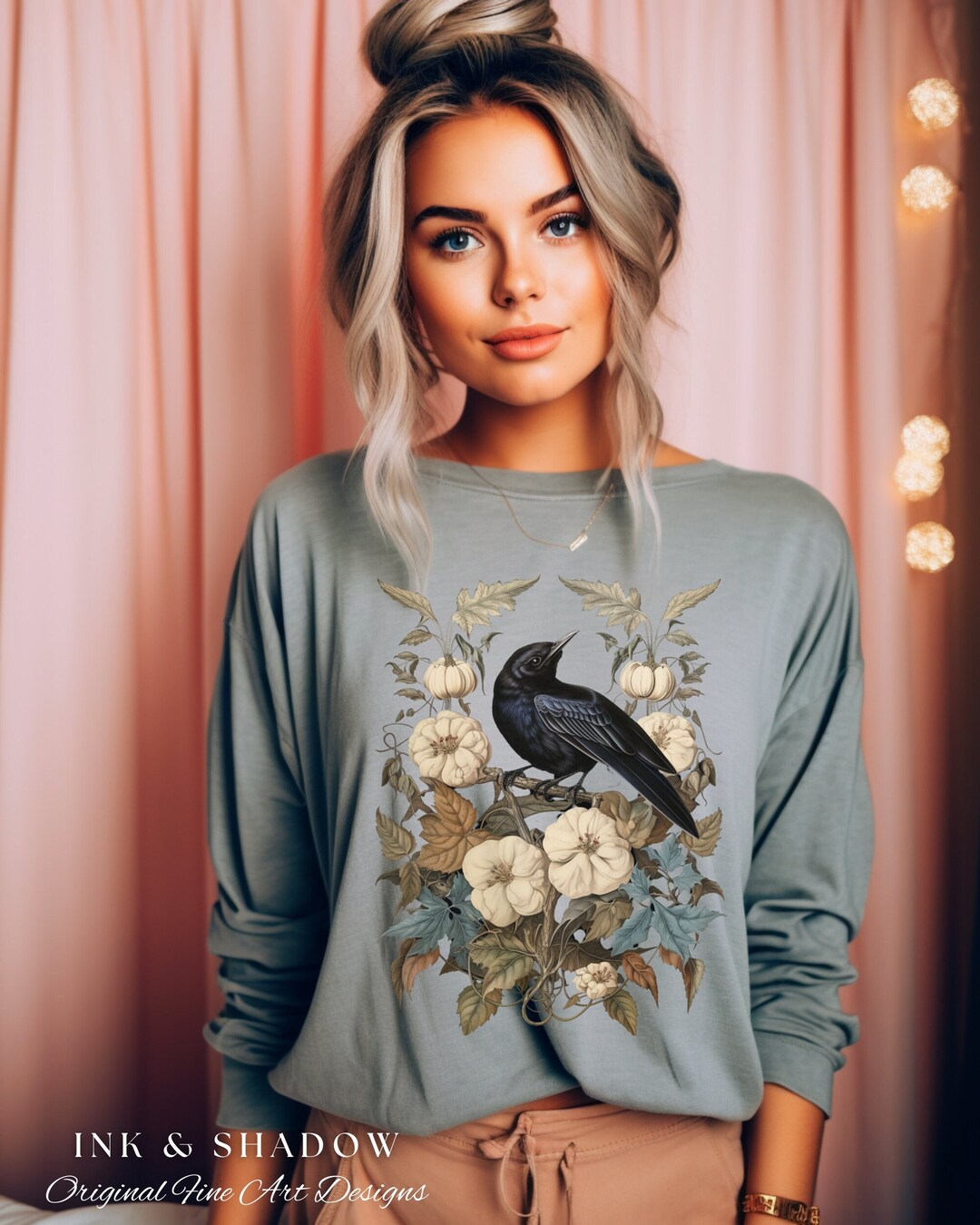 Crowcore Clothing Dark Cottagecore Shirt Comfort Colors Tshirt ...