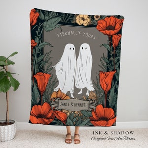 Custom 'eternally Yours' Ghost Couple Tapestry Personalized Gift ...