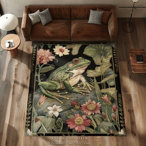 Woodland Toad Floor Mat Fairy Aesthetic Living Room Home Decor Frog ...