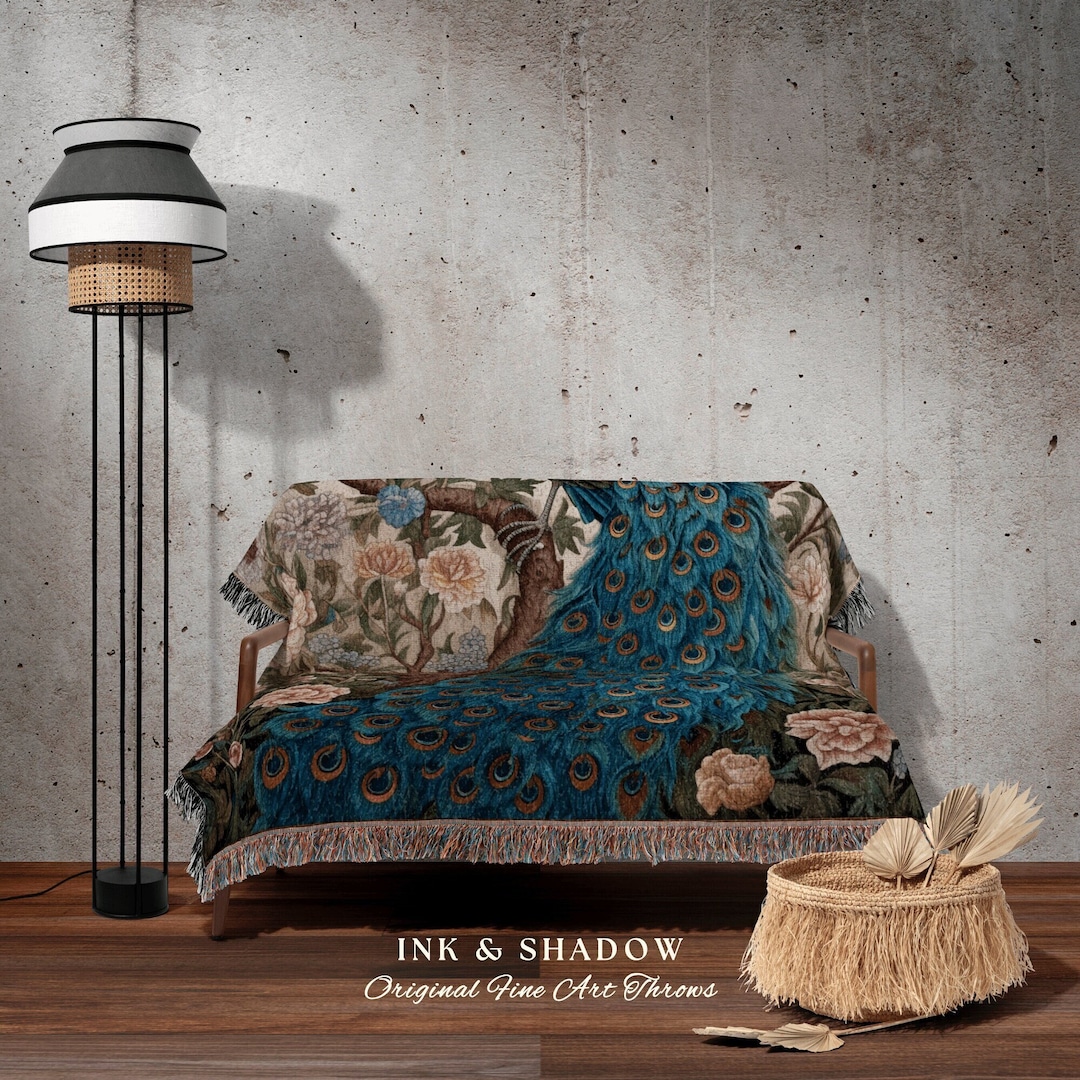 Maximalism Inspired Woven Throw | Maximalist Fairy Core Room Decor ...