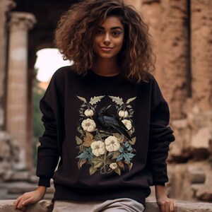 Crowcore Clothing Dark Cottagecore Shirt Comfort Colors Tshirt ...