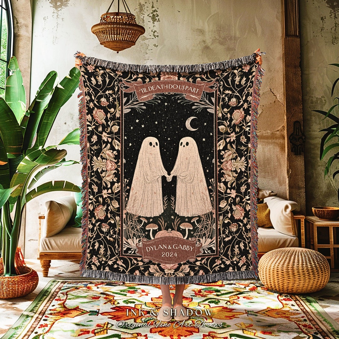 Celestial Ghost Couple Anniversary Blanket | Kindred Spirits ...